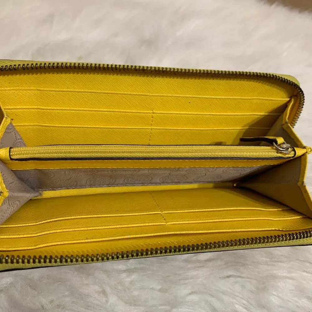 Michael Kors | Bags | Michael Kors Yellow Pyramid Stud Saffiano Leather ...